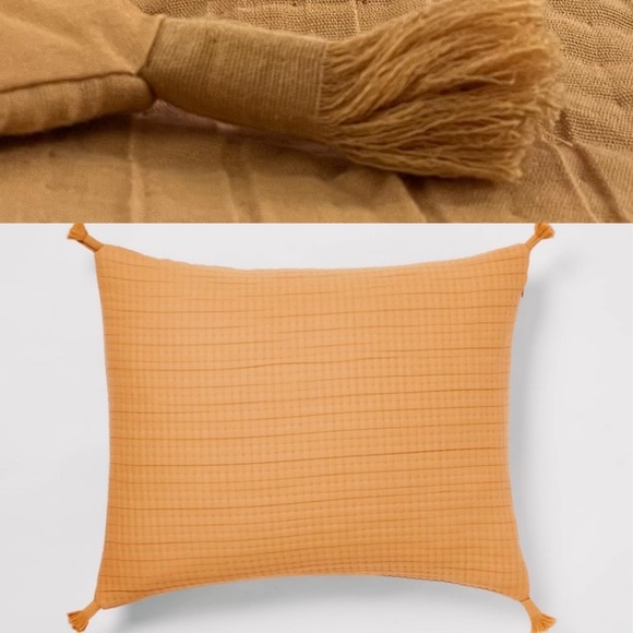 Threshold | Bedding | New 2 Standard Double Cloth Quilt Sham Mustard ...